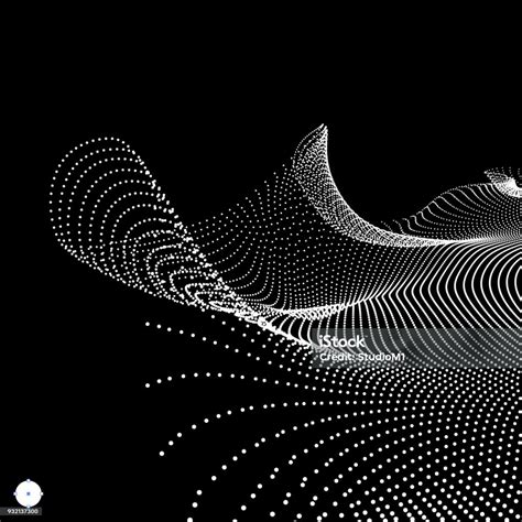 Vetores De Matriz Com Partículas Dinâmicas Estilo De Tecnologia 3d