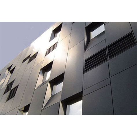 Dark Grey Aluminum ACP Cladding Service For Outdoor For Hospitals ID 18906974455