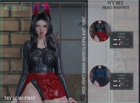 Second Life Marketplace Freya Ivy Set Demo