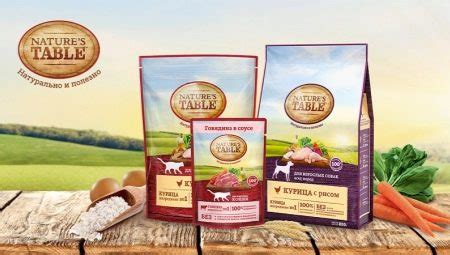 Корм для кошек Nature’s Table: состав влажного и сухого кошачьего корма ...