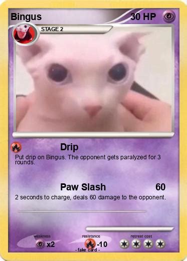 Pokémon Bingus 95 95 Drip My Pokemon Card