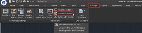 how to debug lisp programs in gstarcad 2023 gstarcad