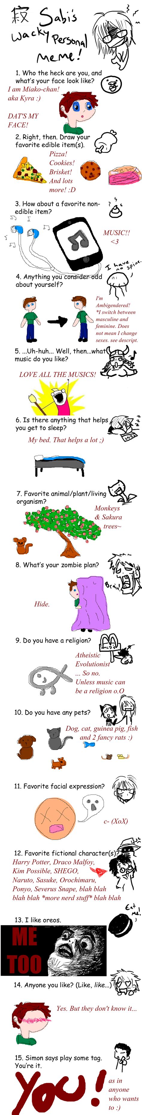 Personality Meme By Galialay On Deviantart