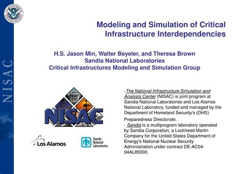 Ppt Modeling Critical Infrastructure Interdependencies Powerpoint Presentation Id9091433