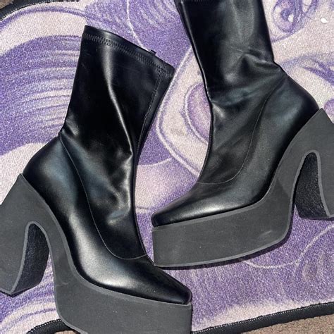 Nasty Gal Ankle Boots Never Worn Just A Little Depop