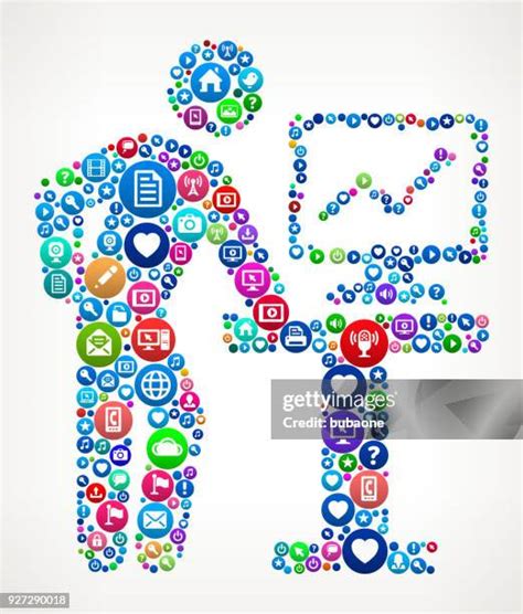 Viewing Charts Internet Communication Technology Icon Pattern High Res Vector Graphic Getty Images