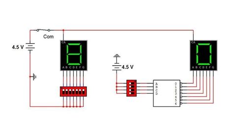 Oleada Persona Australiana Amistad 7 Segment Display Multisim Contar