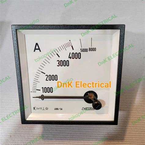 Jual Ampere Meter Merk Circutor 96x96 Jakarta Barat Dnk