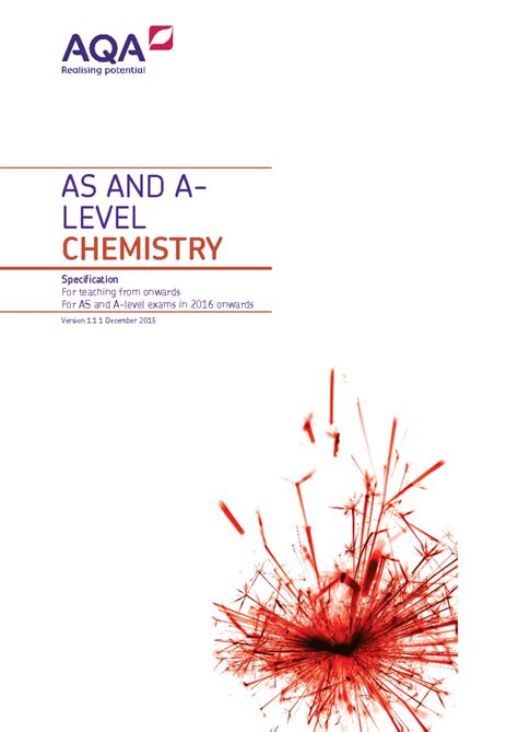 Aqa Chemistry All Chemical Tests Table Aqa A Level Chemistry All