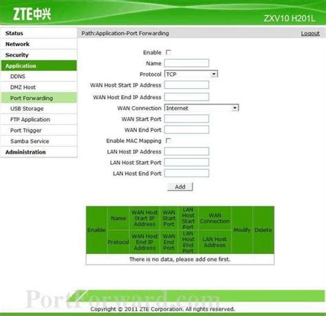 Simple Zte Zxv H L Router Port Forwarding Steps