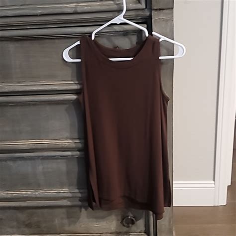J Jill Tops Jjill Chocolate Brown Tunic Tops Xs Poshmark