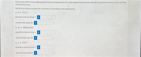 Solved Determine Which Of The Following Functions Are Chegg