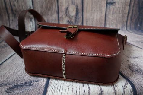 Handmade Leather Shoulder Bag Etsy