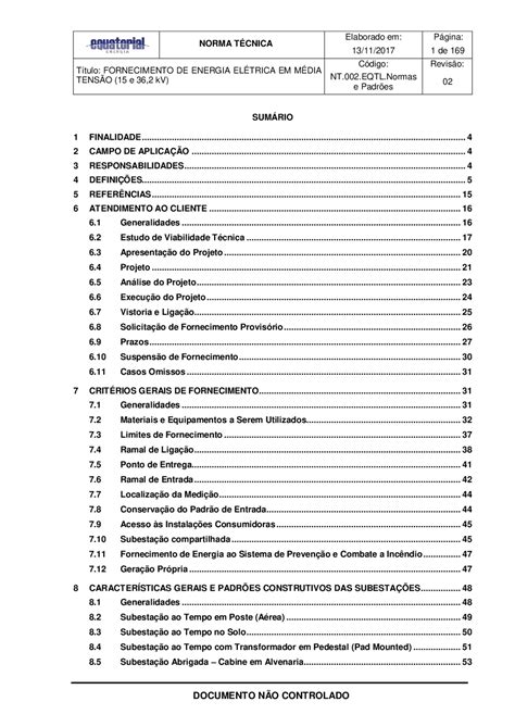 Nt002eqtlnormas E Padrões Docsity