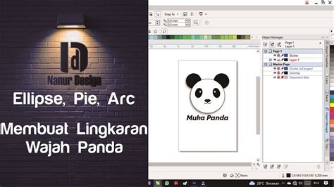 Membuat Lingkaran Di CorelDraw Dengan Ellipse Tool Ellipse Pie Arc