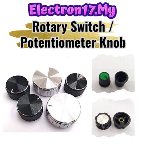 Knobs Variable Resistor Rotary Potentiometer Vr Knob Round Shaft