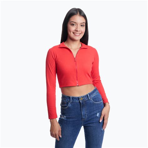 Ripley POLO MANGA LARGA 100 ALGODÓN CAMILA METAL JEANS PARA MUJER