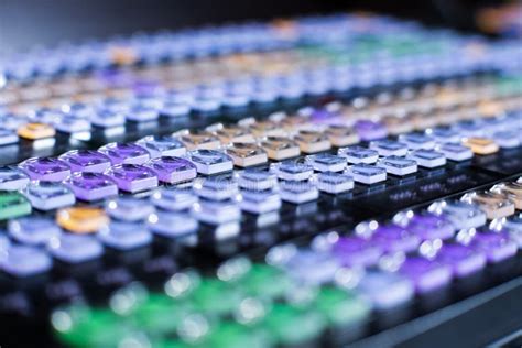 Large Digital Control Panel Managing The Technical Process Of