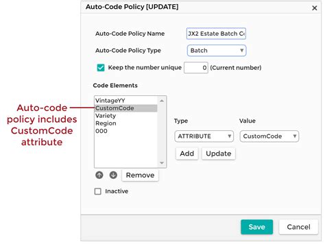 Configuring And Using Auto Codes Vintrace