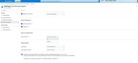 Defender For Cloud Azure Continous Export To Log Analytics Workspace In Another Tenant