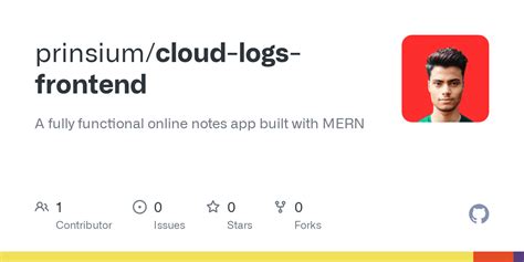 Github Prinsiumcloud Logs Frontend A Fully Functional Online Notes App Built With Mern