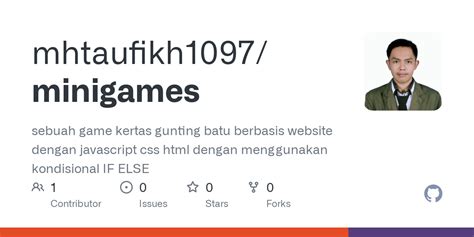 Github Mhtaufikh Minigames Sebuah Game Kertas Gunting Batu Berbasis Website Dengan Javascript