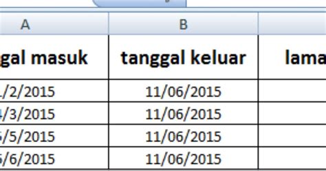 Datedif Dalam Microsoft Excel Belajar Microsoft Office