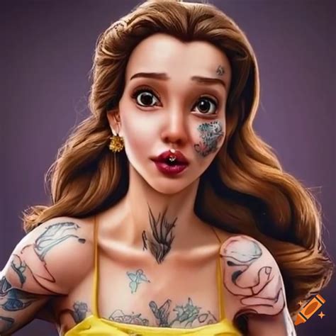 Disney Prinzessin Mit Tattoos Und Piercings