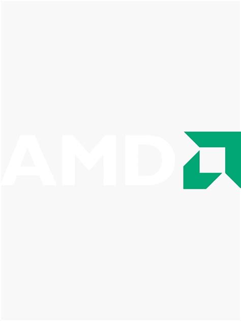 Amd Sticker For Sale By Paniaigreen Redbubble