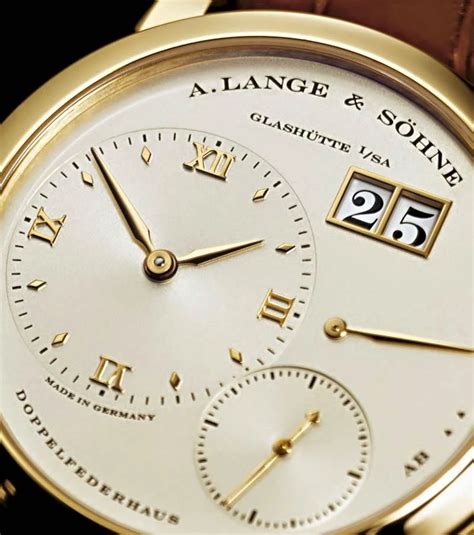 History of the A Lange Söhne Lange 1 Time and Watches The watch blog