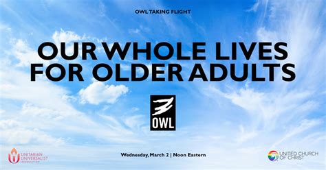 Our Whole Lives For Older Adults United Church Of Christ