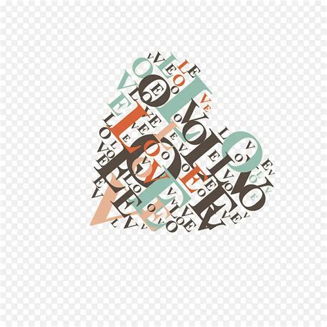 英文字母组成的心形PNG图片素材下载 图片编号qxgkxlry 免抠素材网