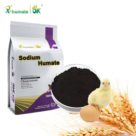 X Humate Water Soluble Sodium Humate Powder China Sodium Humate