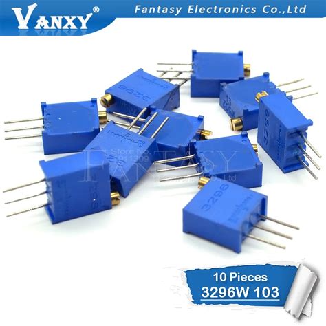 10pcs 3296W 1 103LF 3296W 10K ohm 103 3296W 1 103 3296W 103 W103 ...