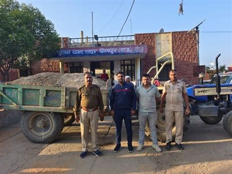 Tractor Trolley Filled With Chambal Gravel Seized Driver Absconding