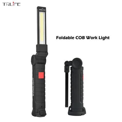 Buy Foldable Cob Work Light Led Flashlight