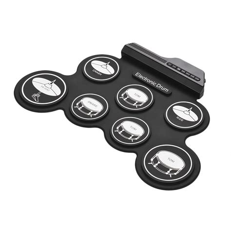 Digital Electronic Drum Kit Compact Size Usb Roll Grandado