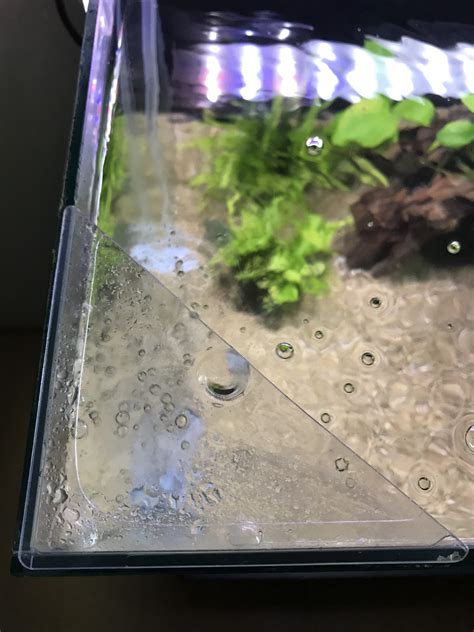 水槽内のエアレーションによる水はね・水しぶきの飛び散り対策！！【超簡単】