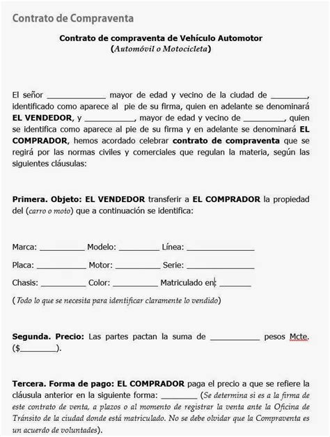 Modelo De Contrato De Promesa De Compraventa En Word Porn Sex Picture