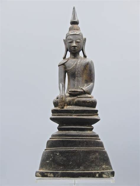 Figure Of The Buddha Gautama Bronze Burma 18th 19th Catawiki