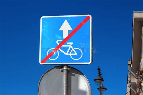 Prohibiting Bicycle Sign Stock Image Image Of Sign 103336571