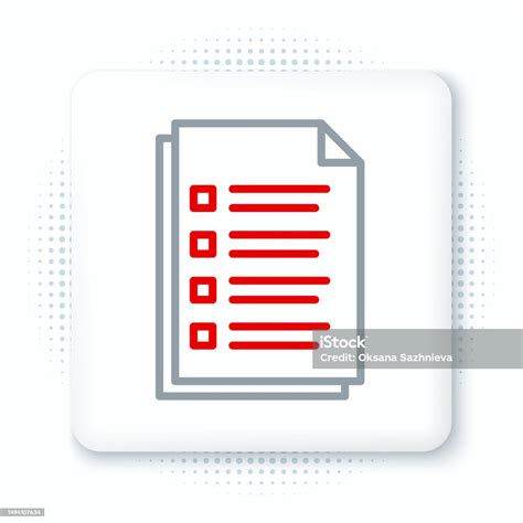 흰색 배경에서 격리된 선 파일 문서 아이콘입니다 체크리스트 아이콘입니다 비즈니스 개념입니다 컬러풀한 아웃라인 컨셉 벡터 0명에