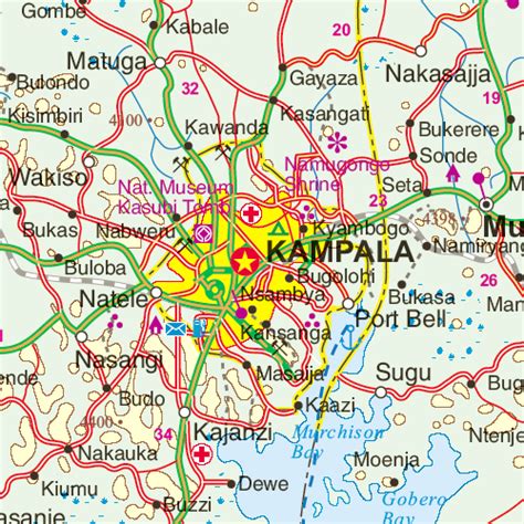 Mapas De Kampala Uganda Mapasblog Images