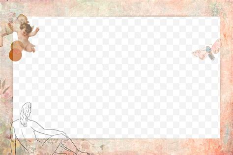 Retro Nude Lady Png Frame Premium PNG Rawpixel