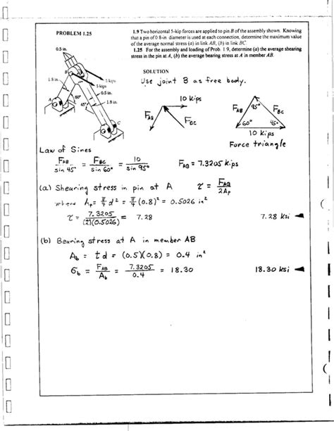 Mechanics Of Materials Solution Manual 3rd Ed By Beer Johnston Dewolf
