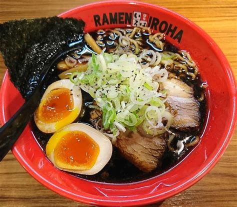 『富山ブラック味玉らーめん890円』麺家いろは Cic店のレビュー ラーメンデータベース