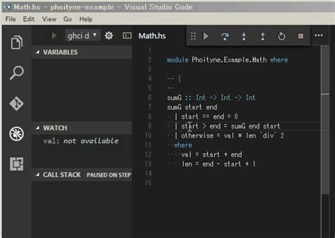 Phoityne Vscode Ghci Debug Viewer On Visual Studio Code