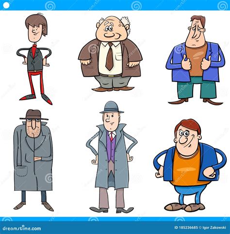 Personajes De Historietas E Ilustraciones De Dibujos Animados