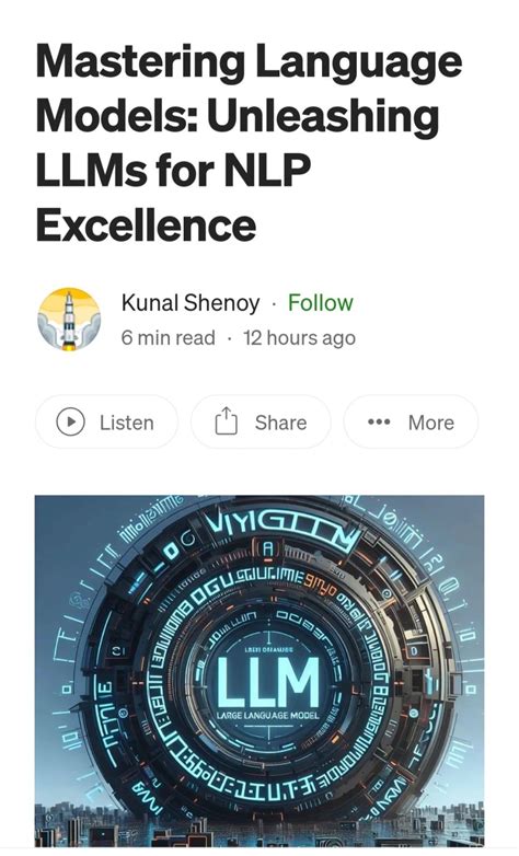 Kunal Shenoy On Linkedin Nlp Languagemodels Machinelearning Ai