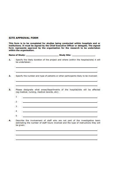FREE Approval Form Samples PDF MS Word Google Docs Excel